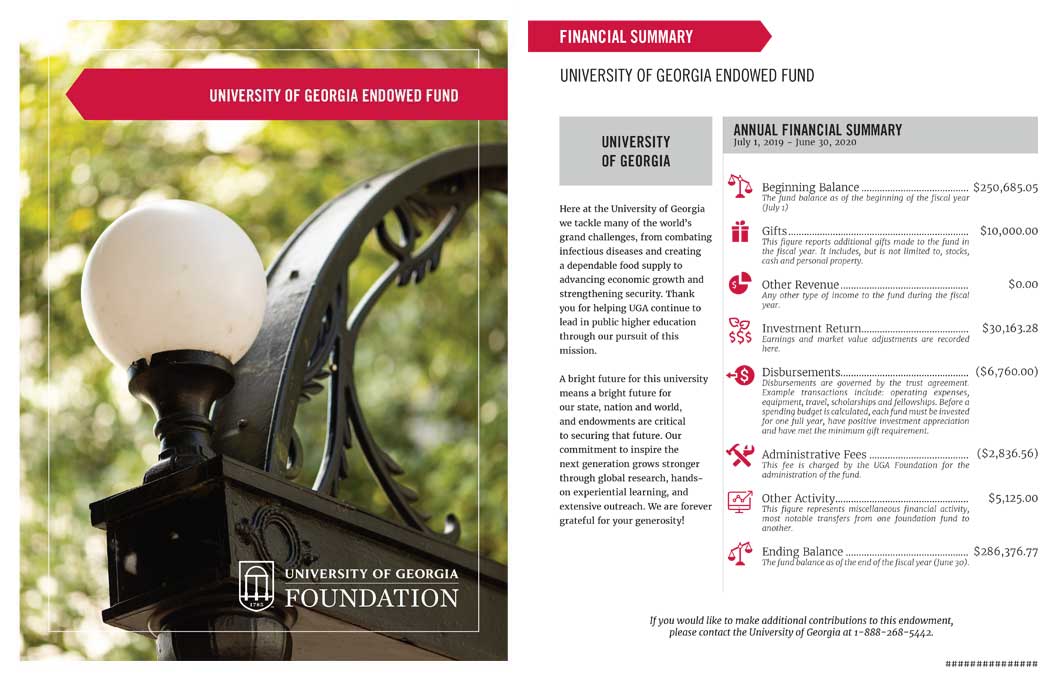 Endowment Reports - Commit to Georgia