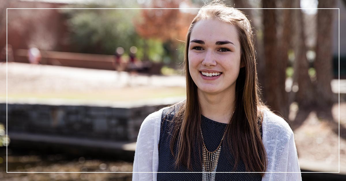 Commit to Georgia: Connie Hauser ’19 is pursuing the big picture.